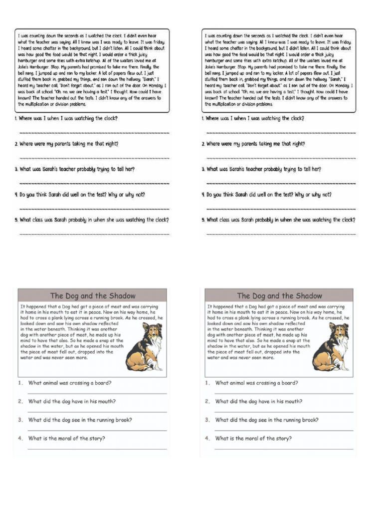 Reading With Comprehension 15 | PDF