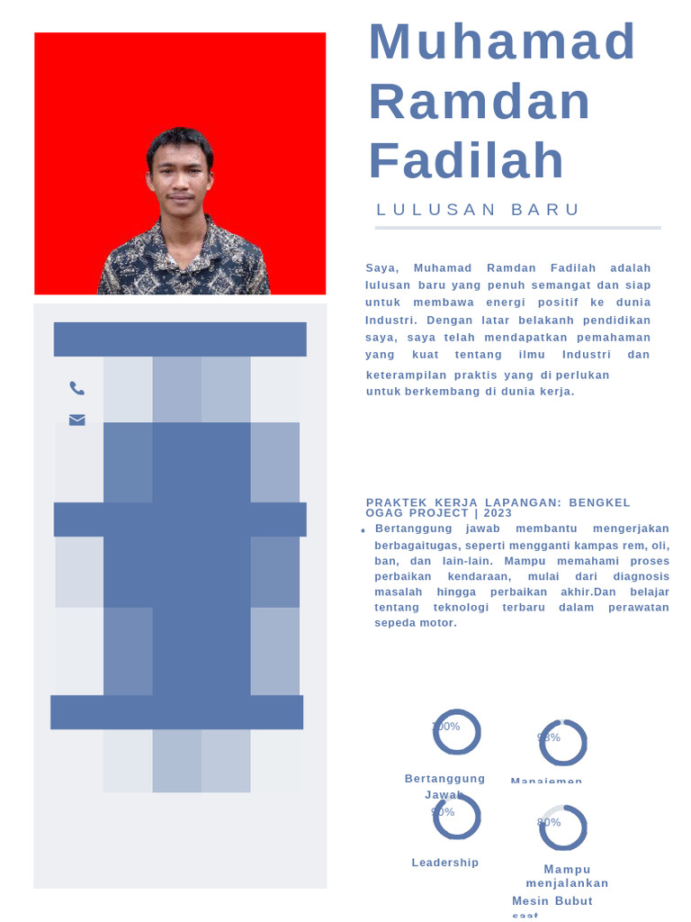 Putih Biru Simple CV Lamaran Lulusan Baru - 20250117 - 220811 - 0000 | PDF