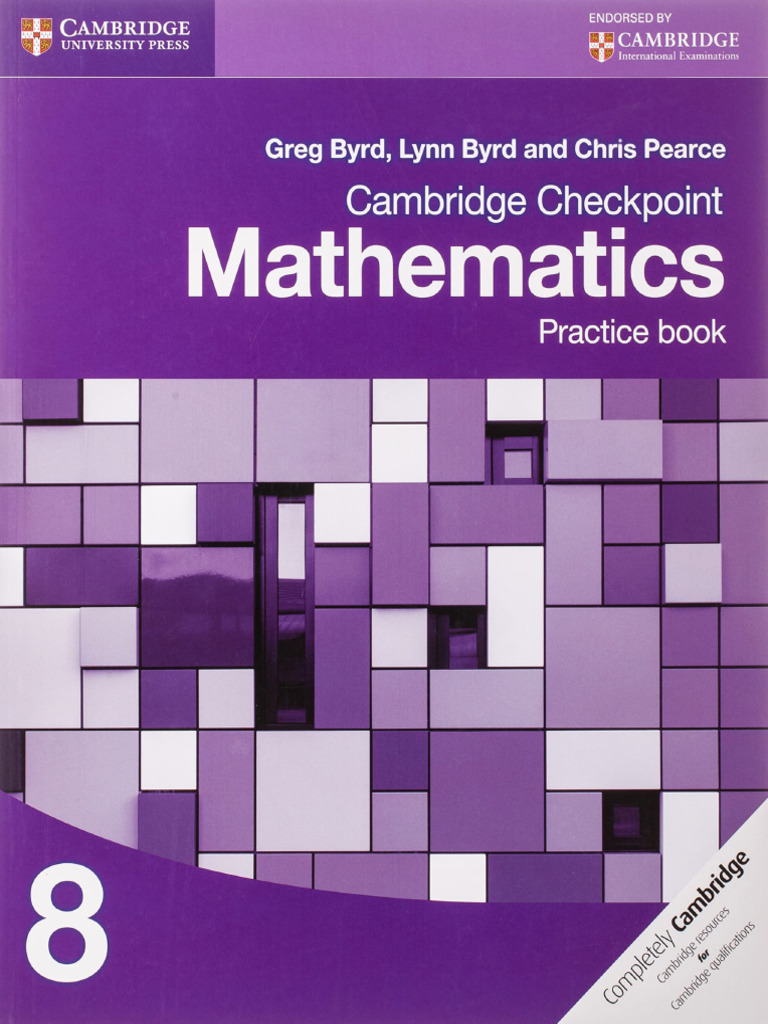 Cambridge Checkpoint Mathematics Practice Book 8 | PDF