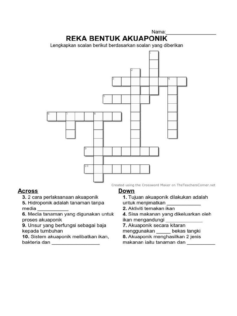 Crossword RBT f2 | PDF