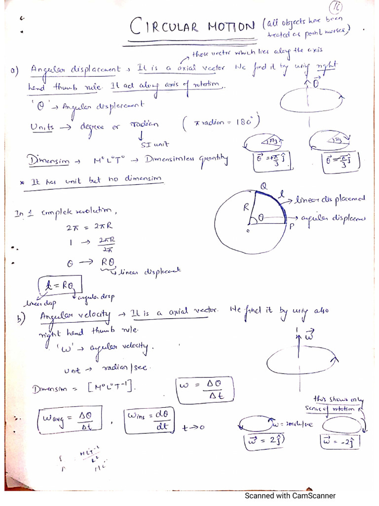 circular motion | PDF