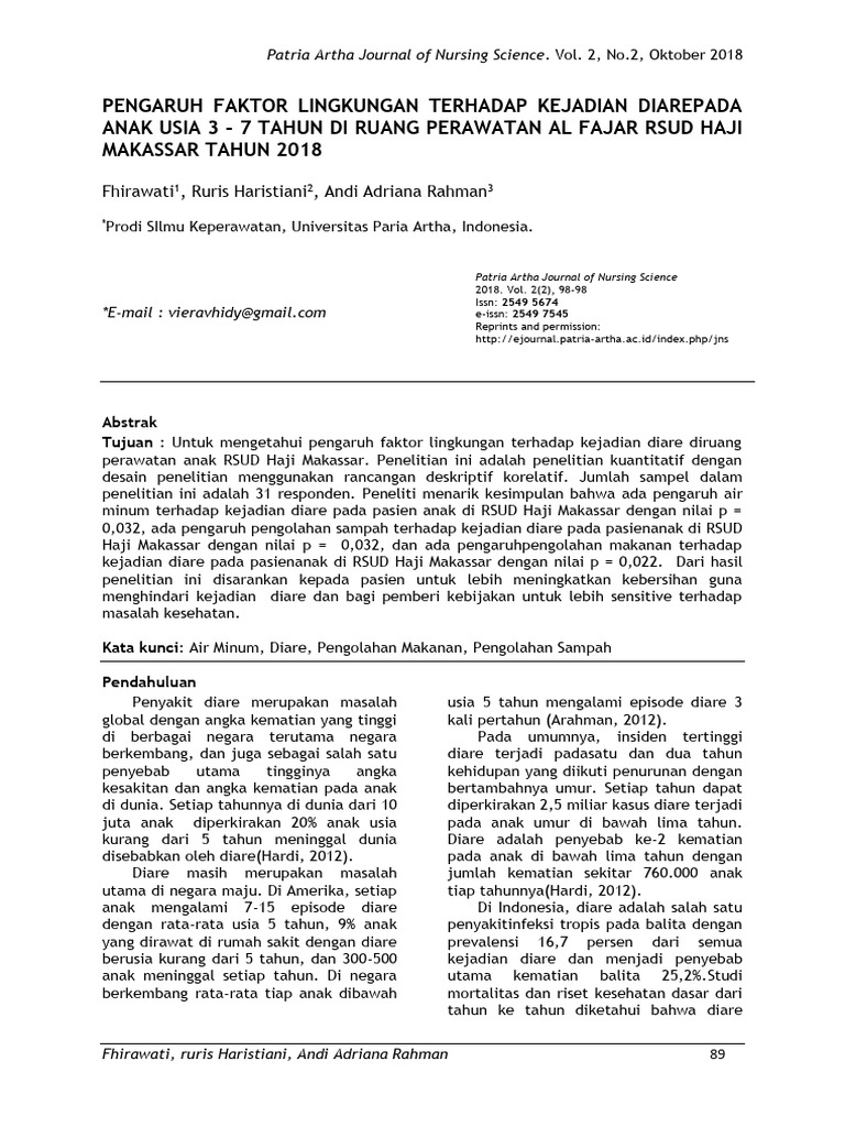 Pengaruh Faktor Lingkungan Terhadap Keja | PDF