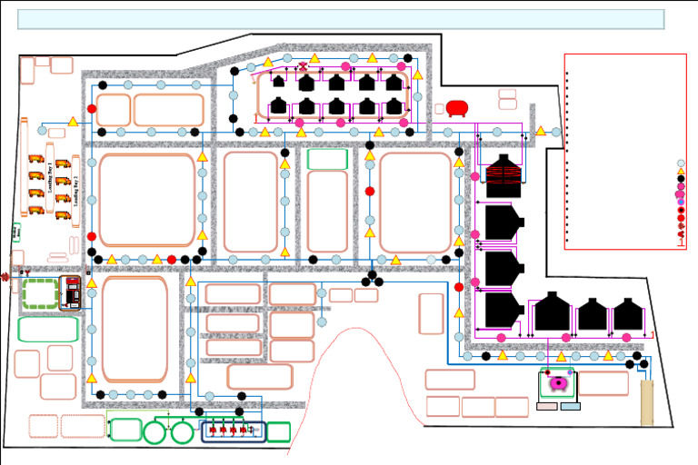 Rubber Powder Unit Fire System Layout | PDF | Gas Technologies ...