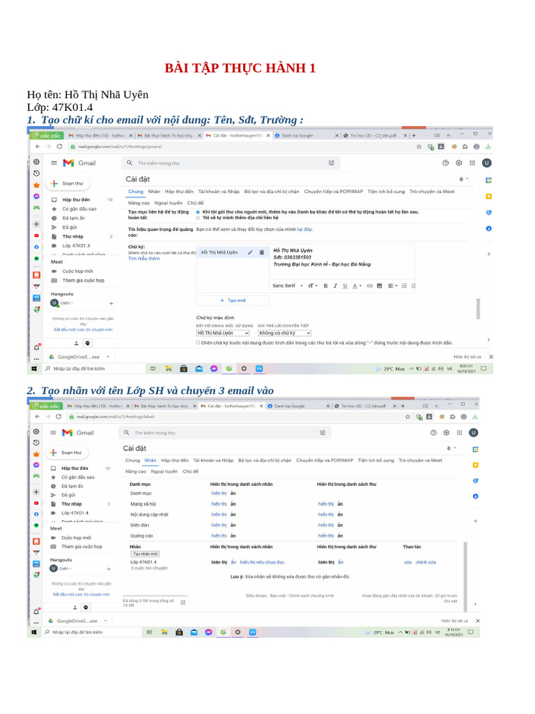 40_Ho Thi Nha Uyen_Chuong3_Bai TH So 1 | PDF