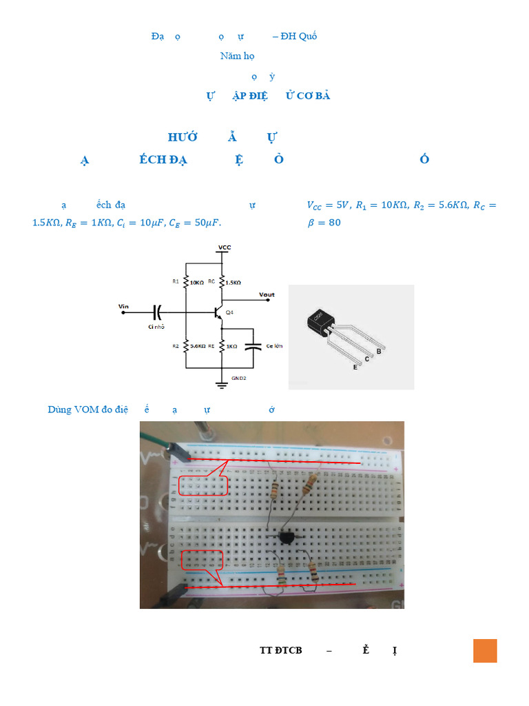 Tutorial 04 BJT | PDF