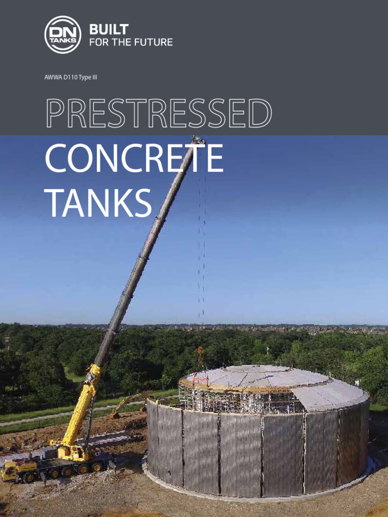 AWWA D110 Type III Concrete Tanks Guide | PDF | Prestressed Concrete ...