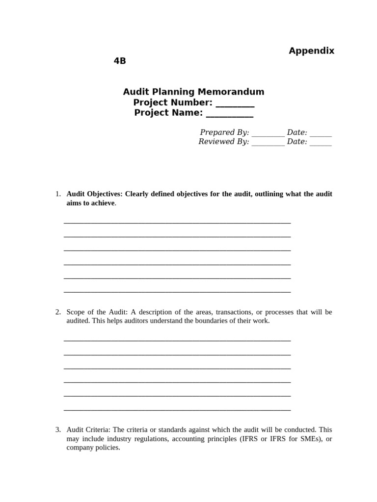 Appendix 4 | PDF | Audit | Business