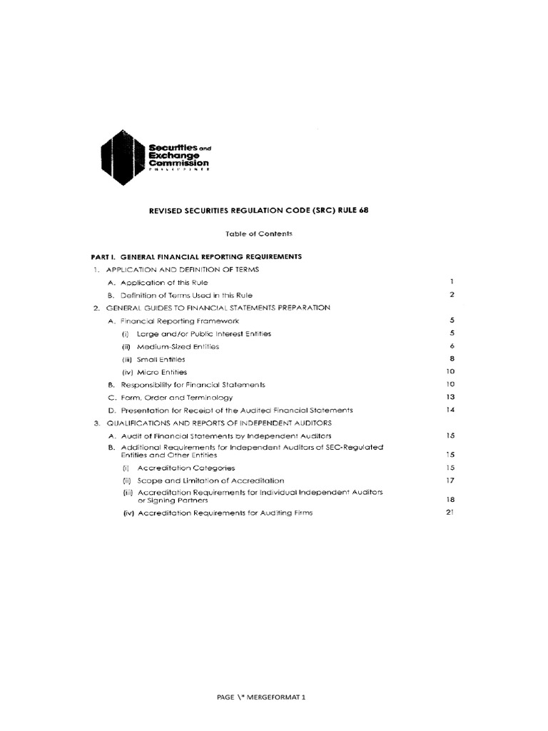 Excerpts - SRC Rule 68 | PDF