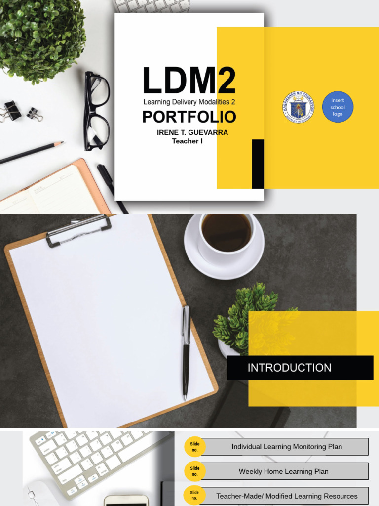 Template For LDM2 PRACTICUM PORTFOLIO Guevarra | PDF | Learning | Educational Technology