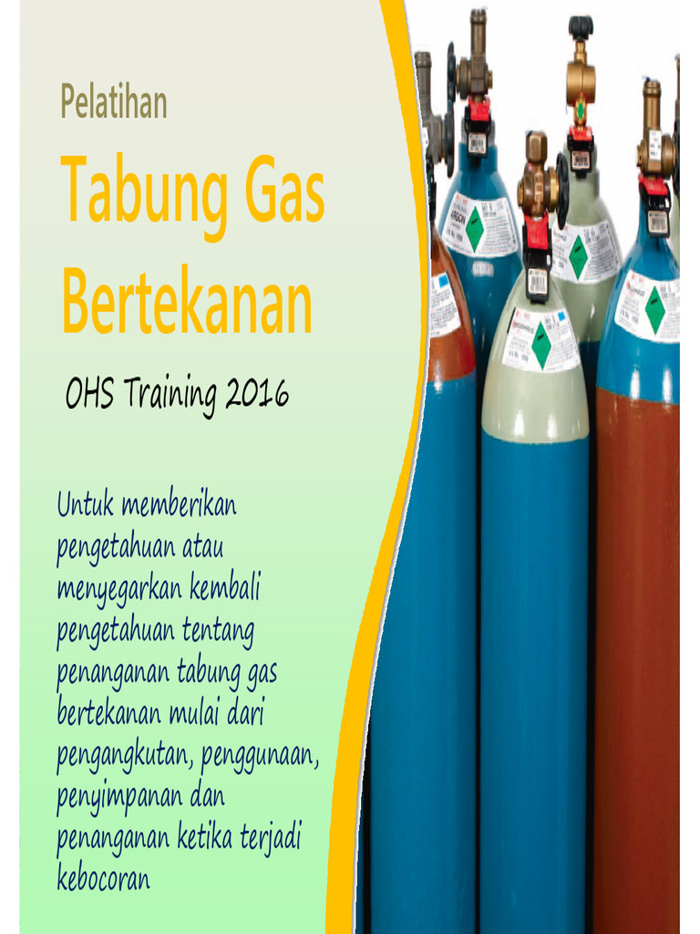 Pelatihan Penanganan Tabung Gas Bertekanan | PDF