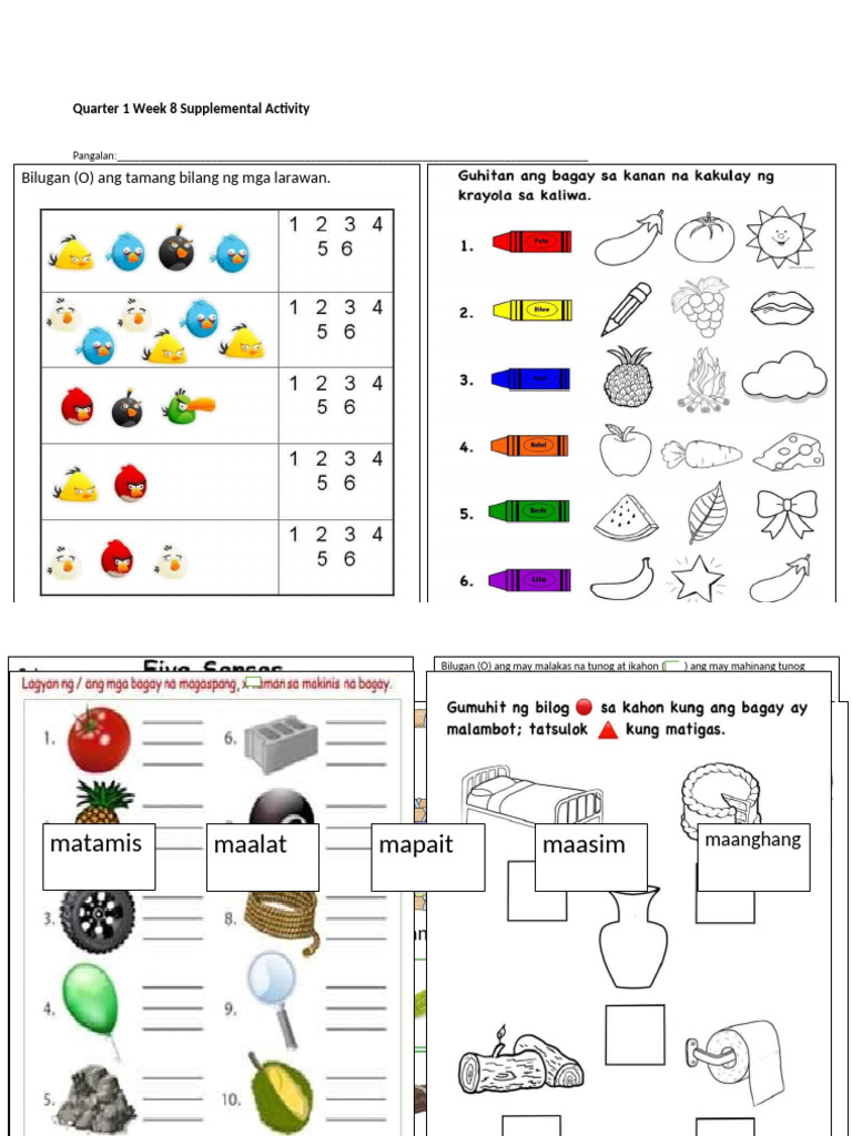 Quarter 1 Week 8 Supplemental Activity | PDF