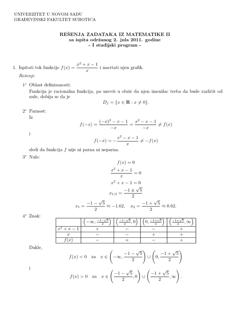 M2 Jun 10 11 Resenja | PDF