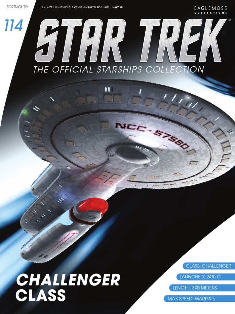 114 Issue Challenger Class | PDF | Uss Voyager (Star Trek) | Jean Luc ...