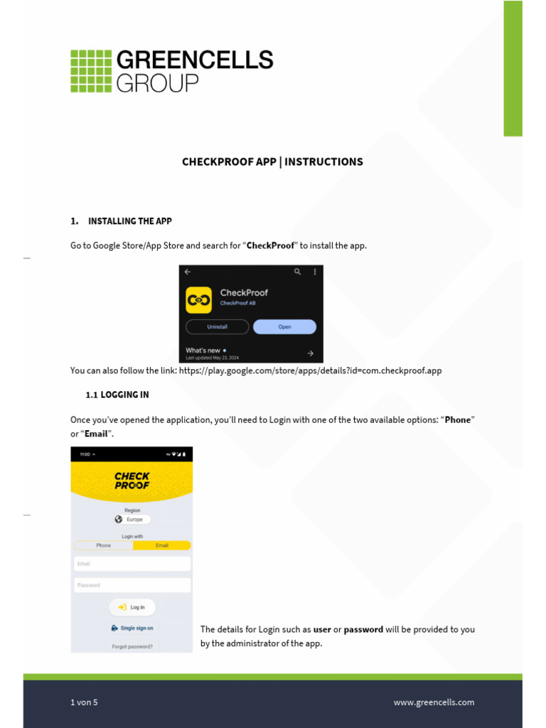 MN GC Checkproof 21.01.2025 R03 | PDF | Mobile App | Login