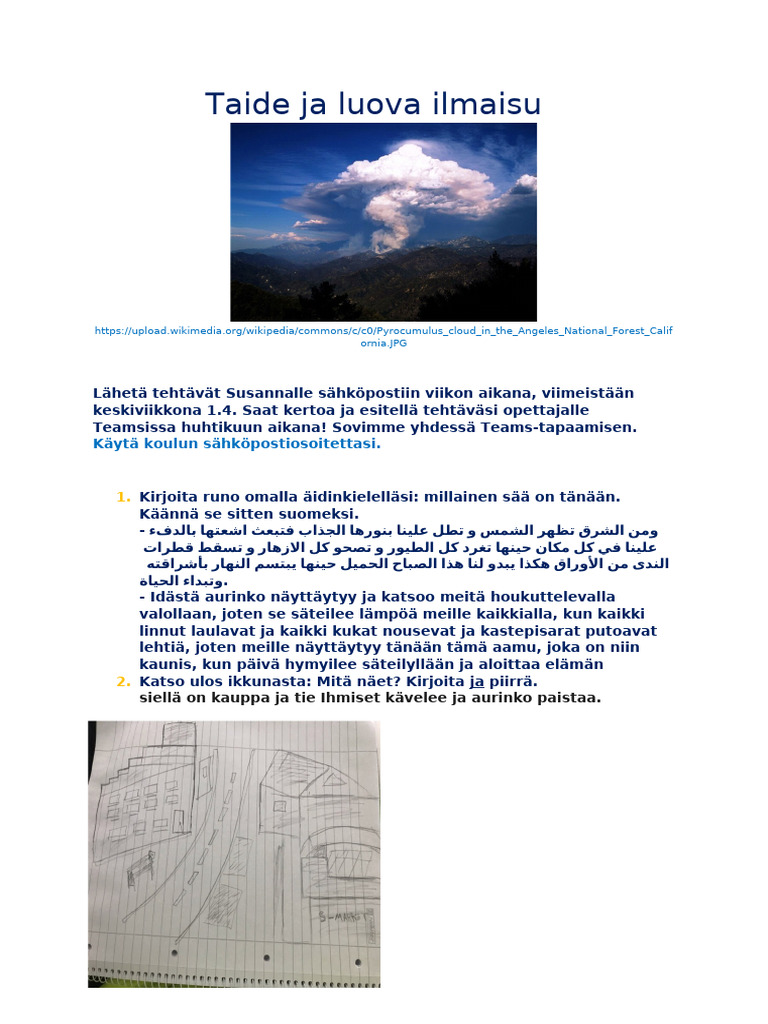 Tehtävä Taide Luova | PDF