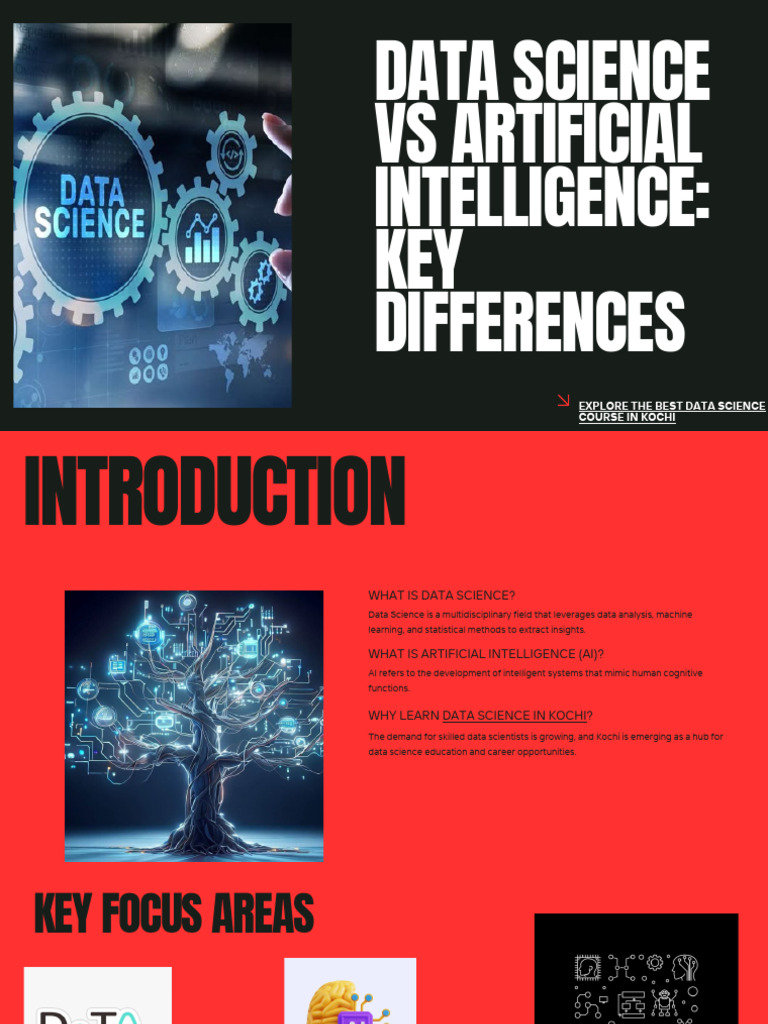 Data Science Vs Artificial Intelligence Key Diffrence | PDF | Data ...