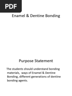 Generations of Dental Bonding Agents | PDF | Tooth Enamel | Dentin