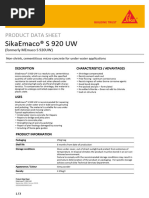 Sikaemaco S 488 | PDF | Concrete | Sodium Chloride