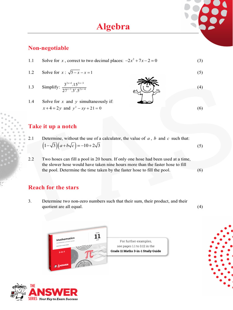 Grade 11 Maths Study Guide PDF | PDF | Numbers | Depreciation