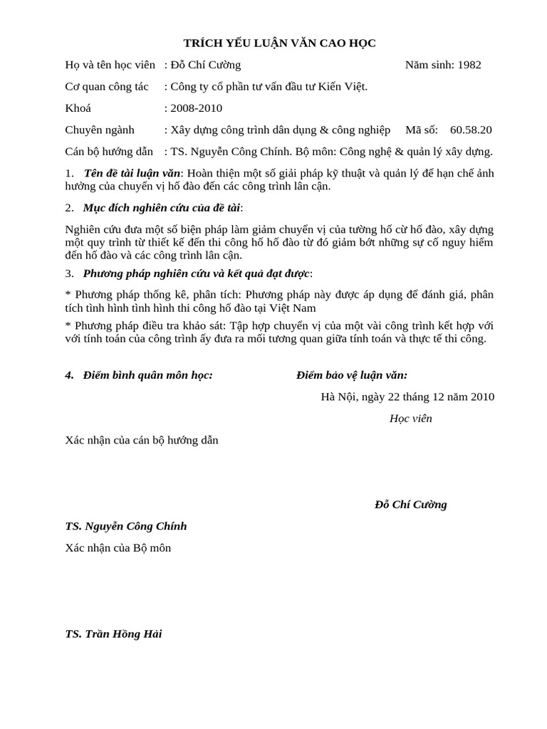 Trich Yeu LVTS - Do Chi Cuong | PDF