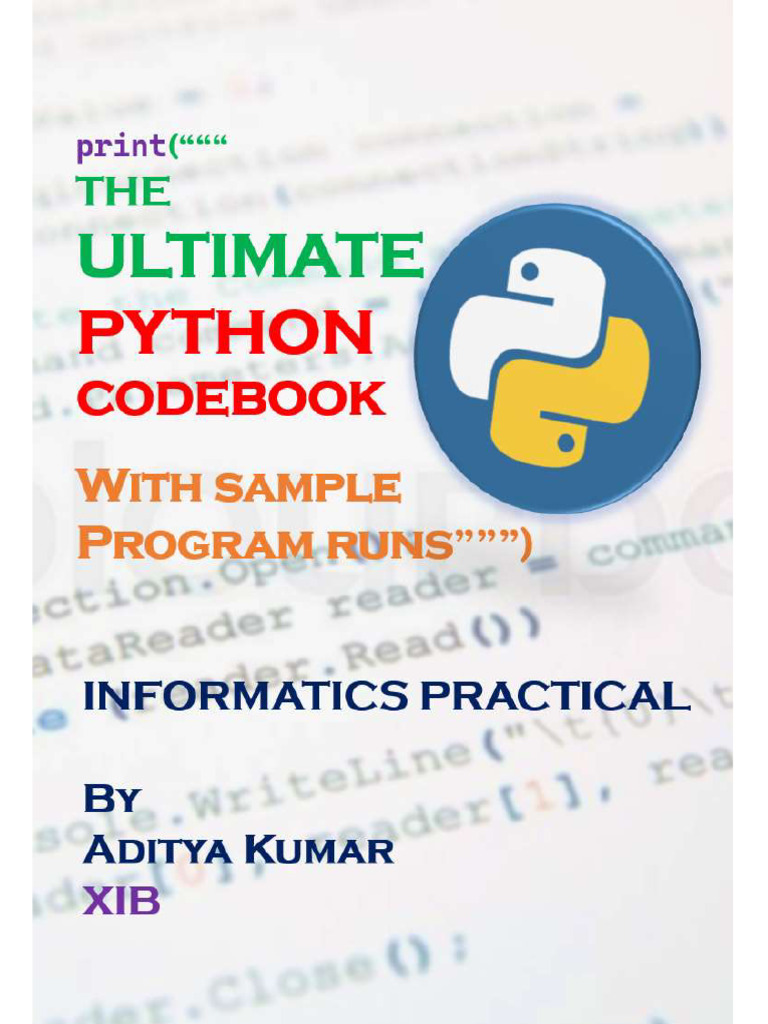 INFORMATIC PRACTICAL PROJECT | PDF