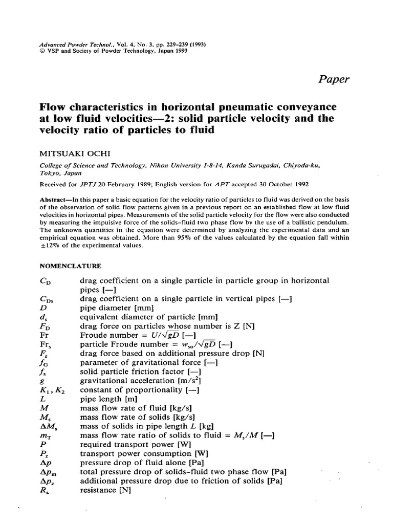 Ochi and Ilkemori Flow Patterns 2 | PDF | Force | Classical Mechanics