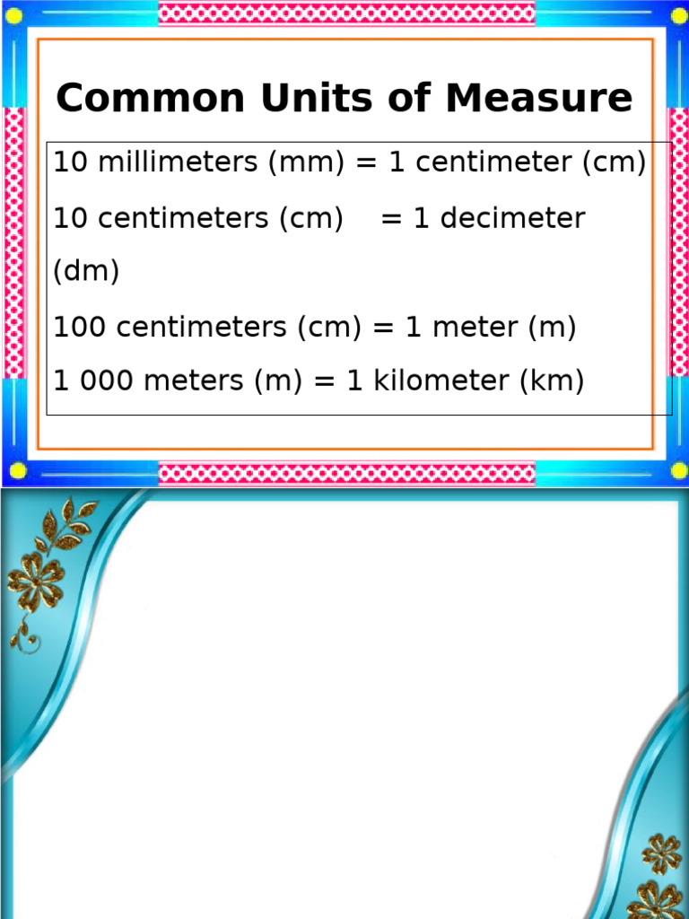 Common Units of Measure | PDF