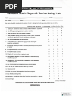 ADHD Self-Report Scale for Children | PDF
