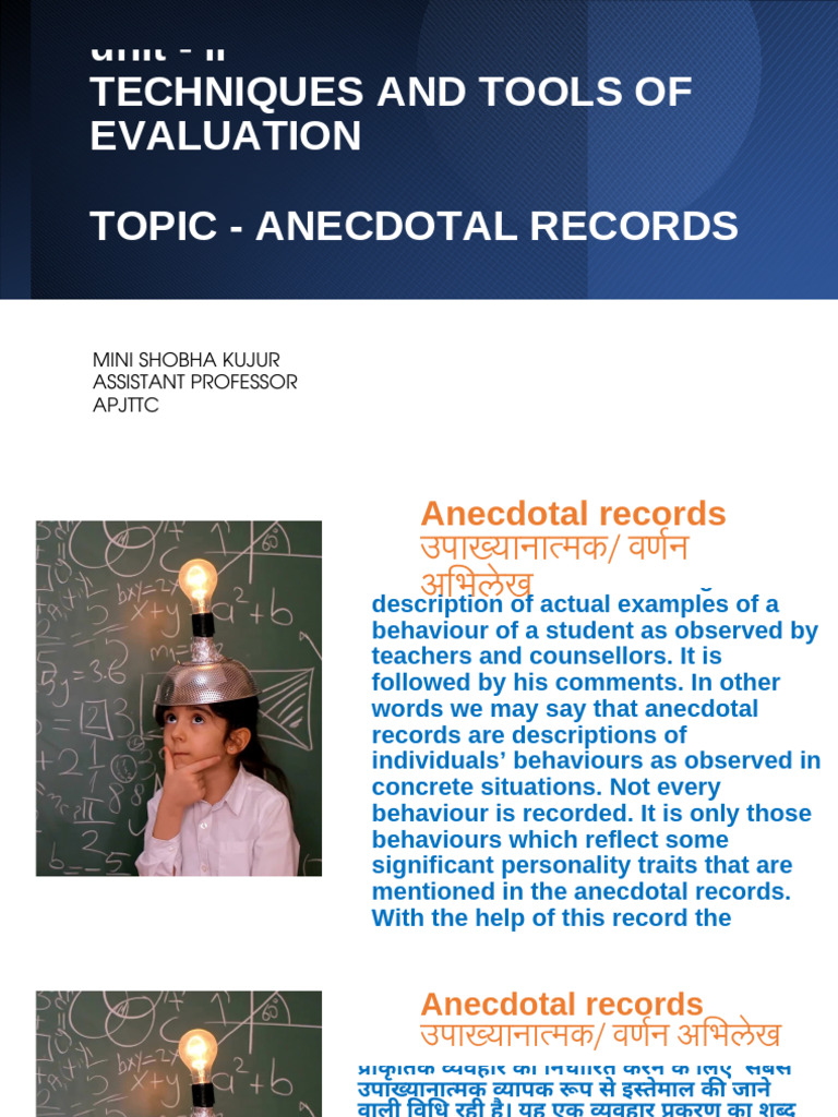 Anecdotal 011606.pptx 20250311 131716 0000 | PDF