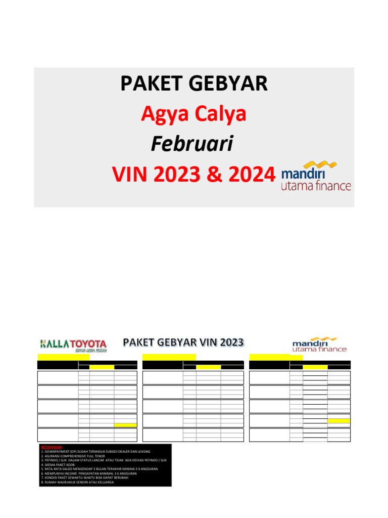 MUF - Paket Gebyar Februari 2024 (2) | PDF