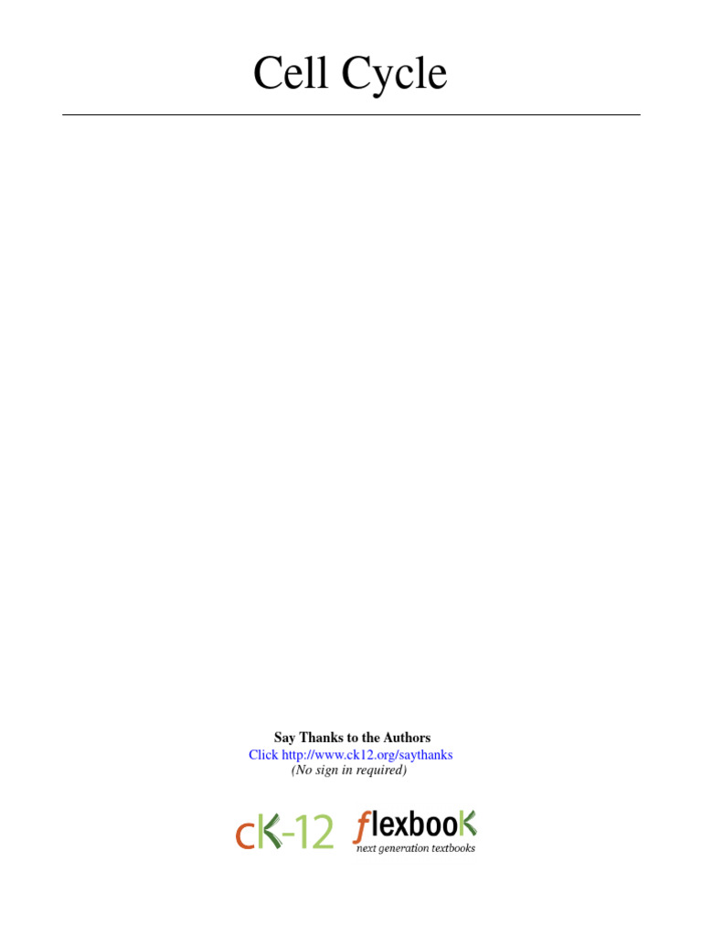 Cell-Cycle - Basic L v1 Ayp s1 | PDF | Mitosis | Cell (Biology)