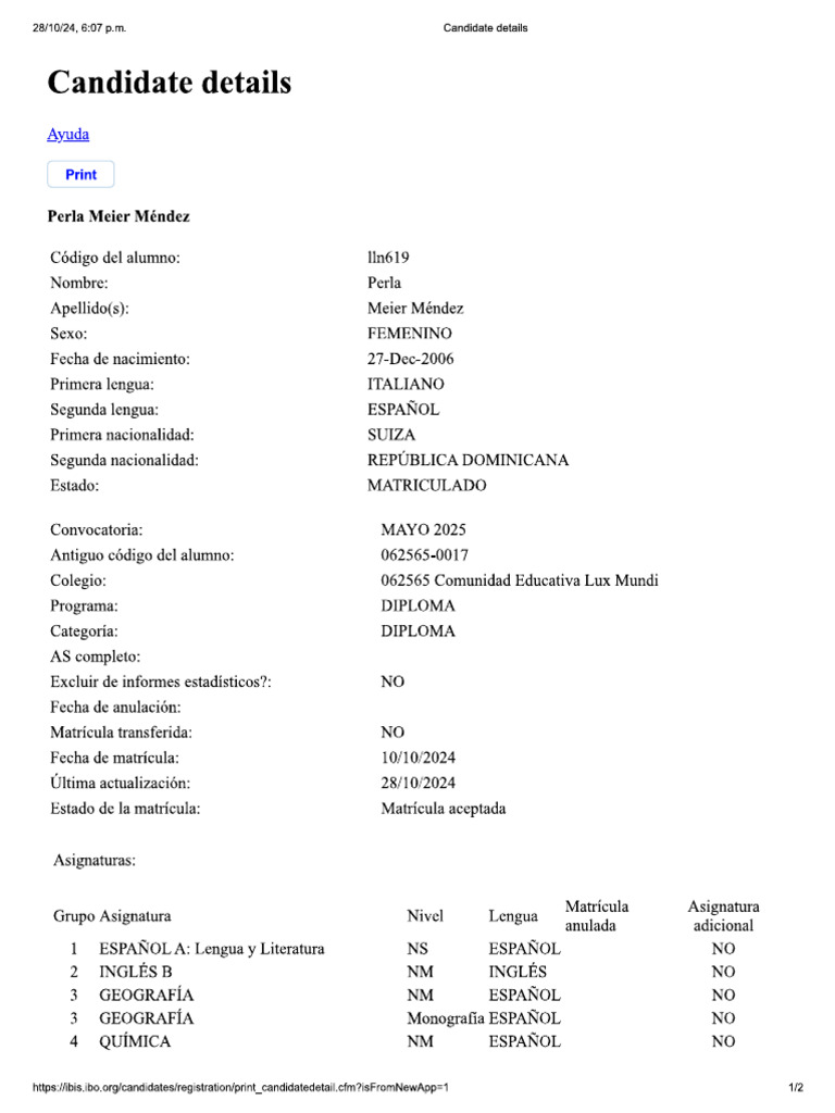Perla Version 2 | PDF