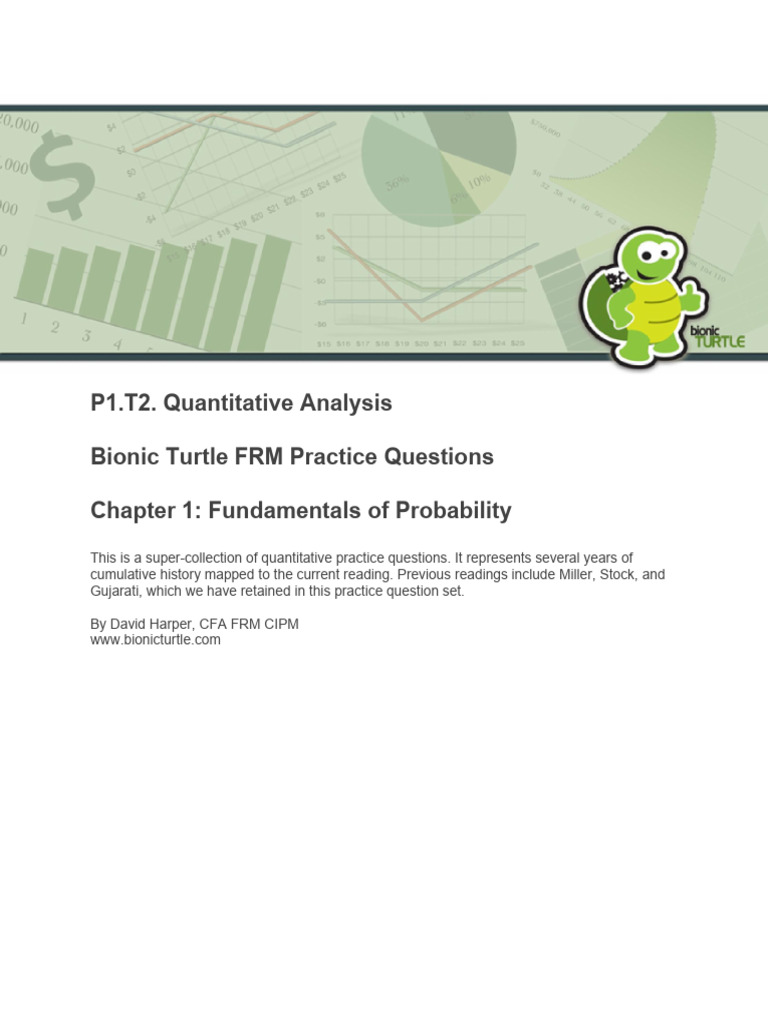 Chap 01 - Fundamentals of Probability - Practice Questions | PDF ...