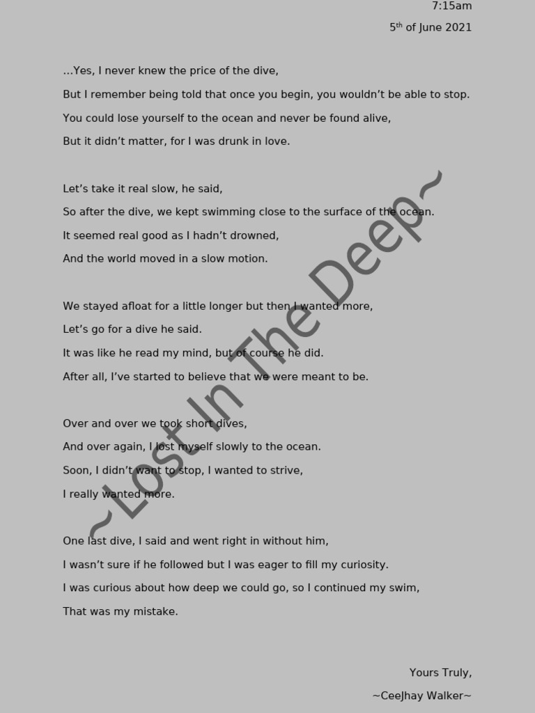 2...Lost in the Deep | PDF