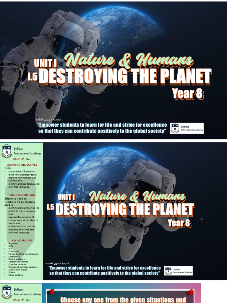 y8 Lessons for EOT | PDF | Word | Vocabulary