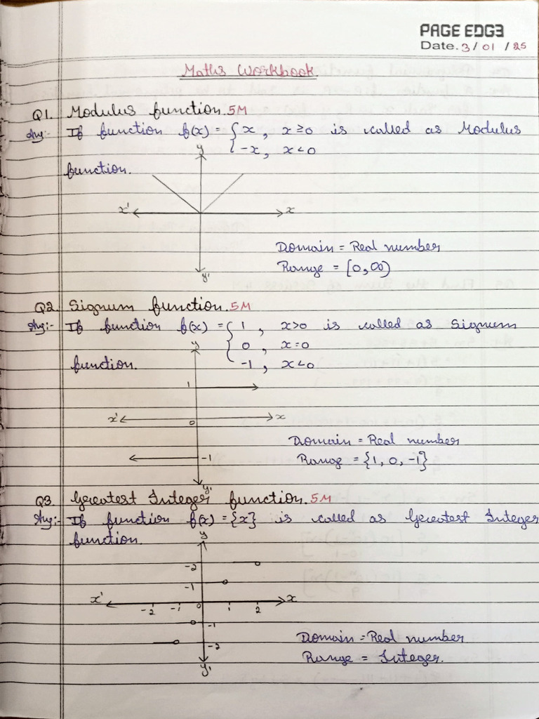 Maths Revision | PDF