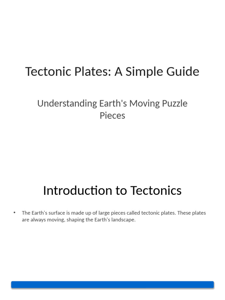 Tectonic Plates Explained: A Guide | PDF | Plate Tectonics | Volcano