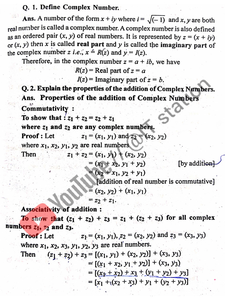 Mathematics III BCA 4th Semester Notes | PDF