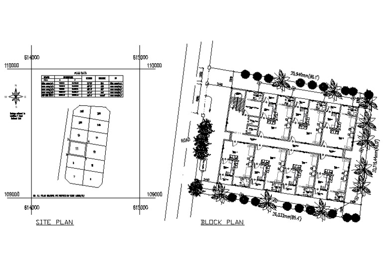 Block Plan Taadi | PDF