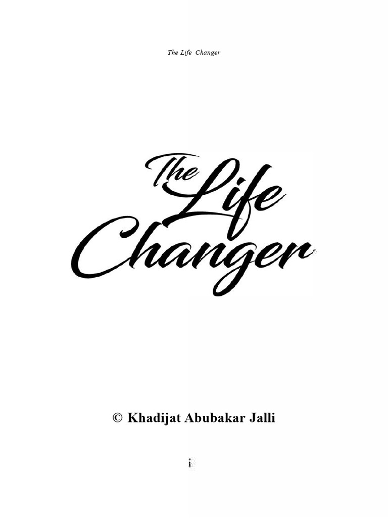 The Life Changer: A Family Narrative | PDF
