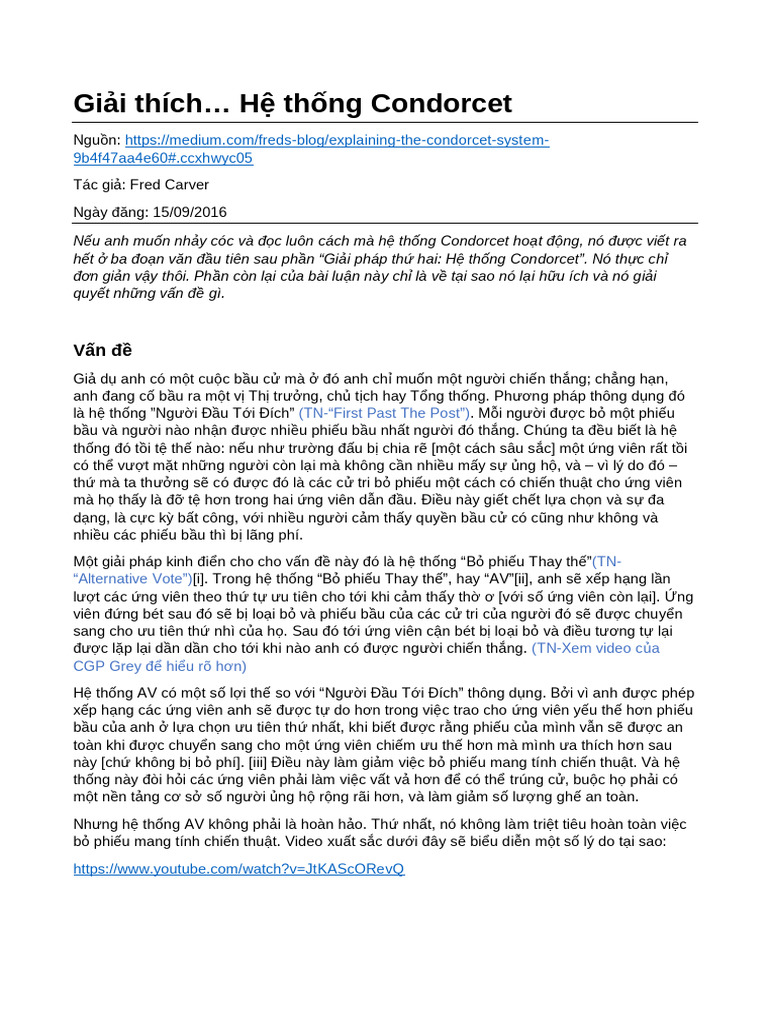 Condorcet | PDF