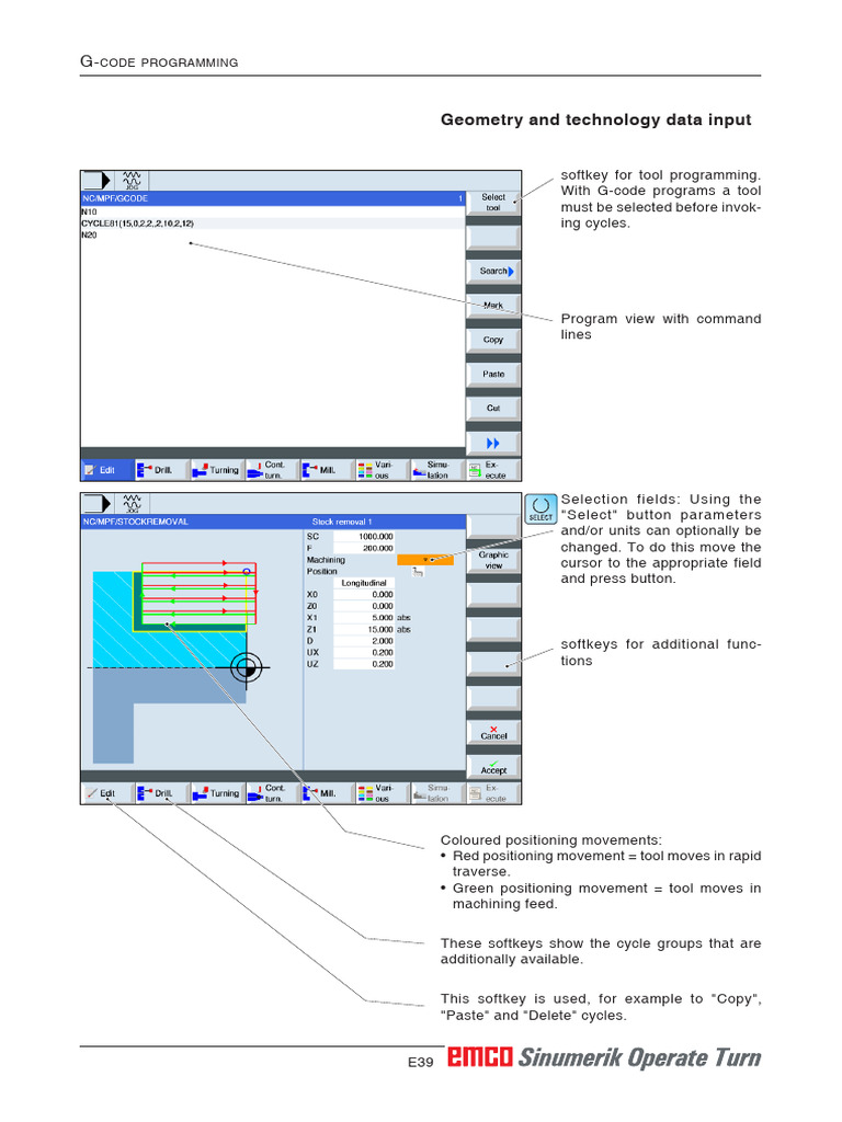 G-Code Programming Cycle Overview | PDF | Drilling | Drill