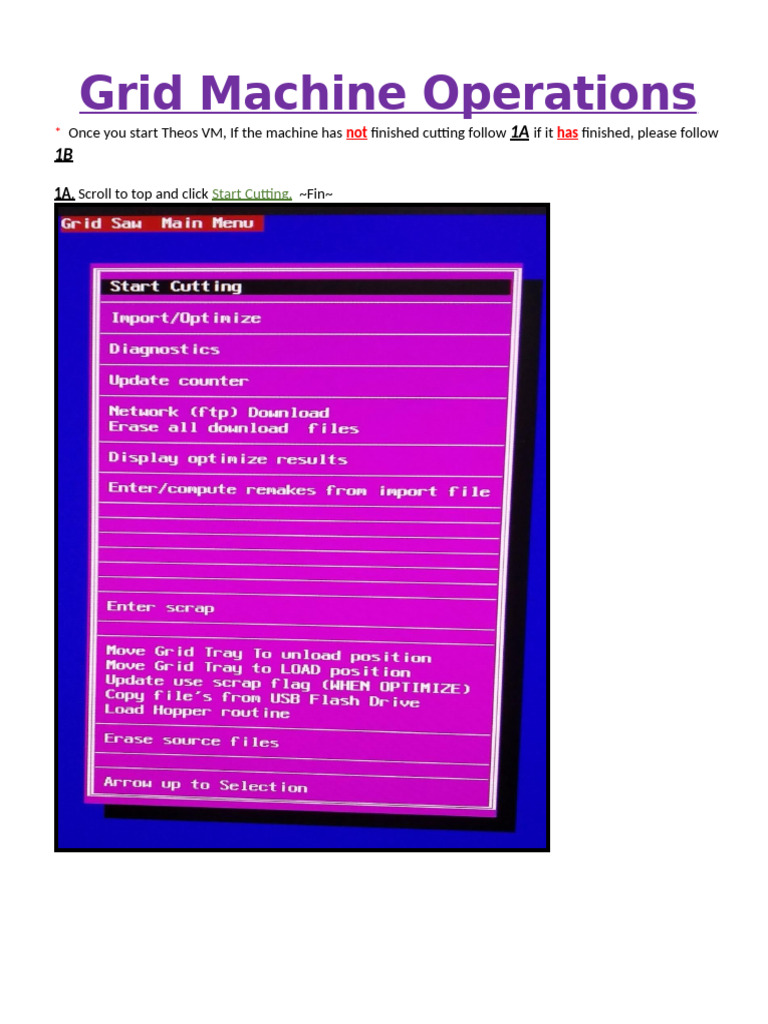 Grid Machine Operations | PDF