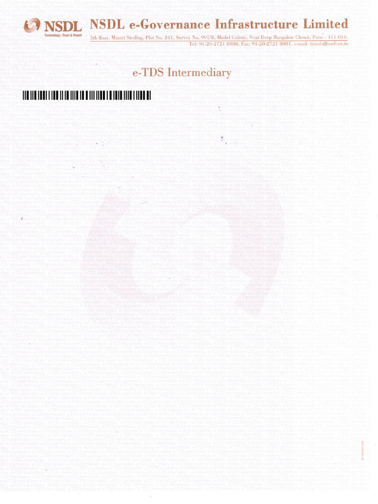 TAN Allotment Confirmation Letter | PDF