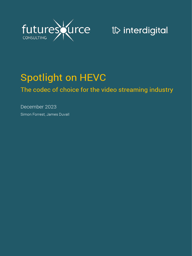 HEVC: The Leading Video Codec | PDF | Video | Streaming Media