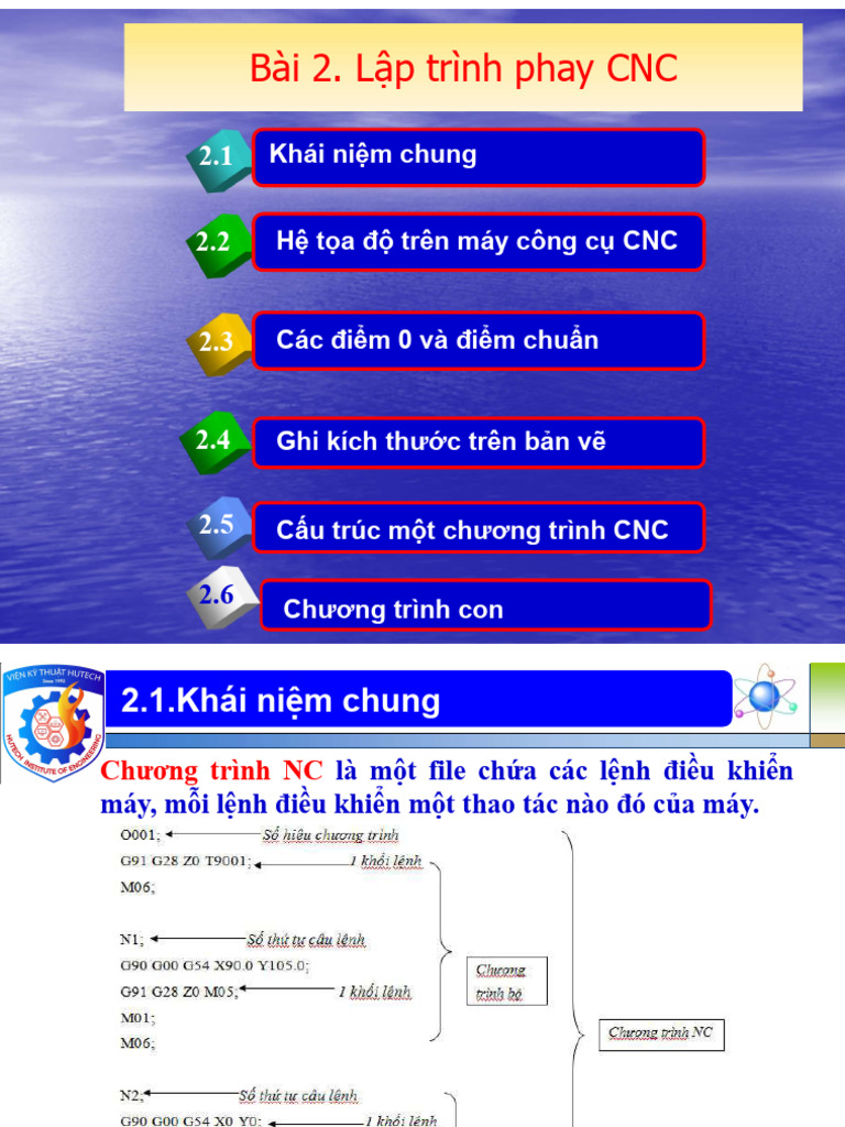 Bài 2. Lập trình phay CNC | PDF
