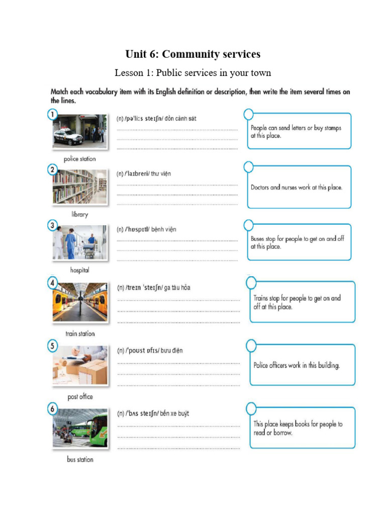 Unit 6 Lesson 1 | PDF