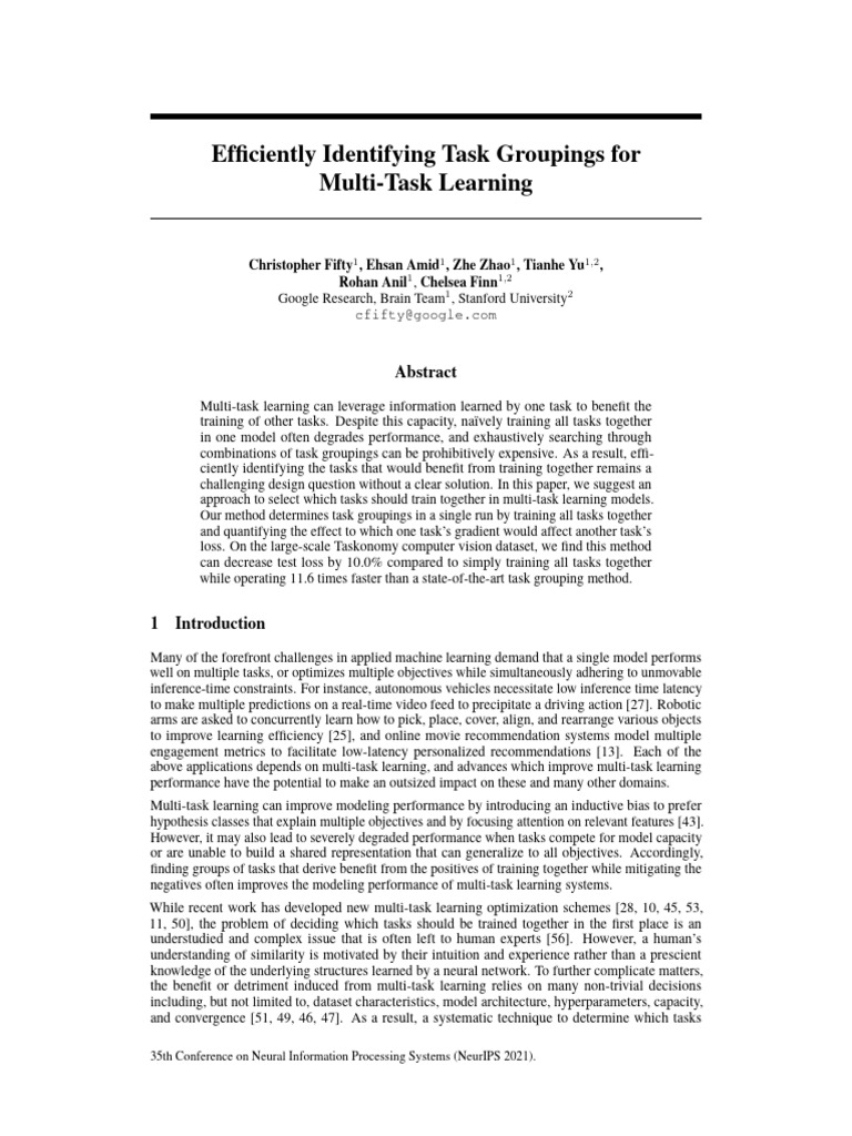 2021_Efficiently Identifying Task Groupings for Multi-Task Learning_Fifty et al_Curran ...