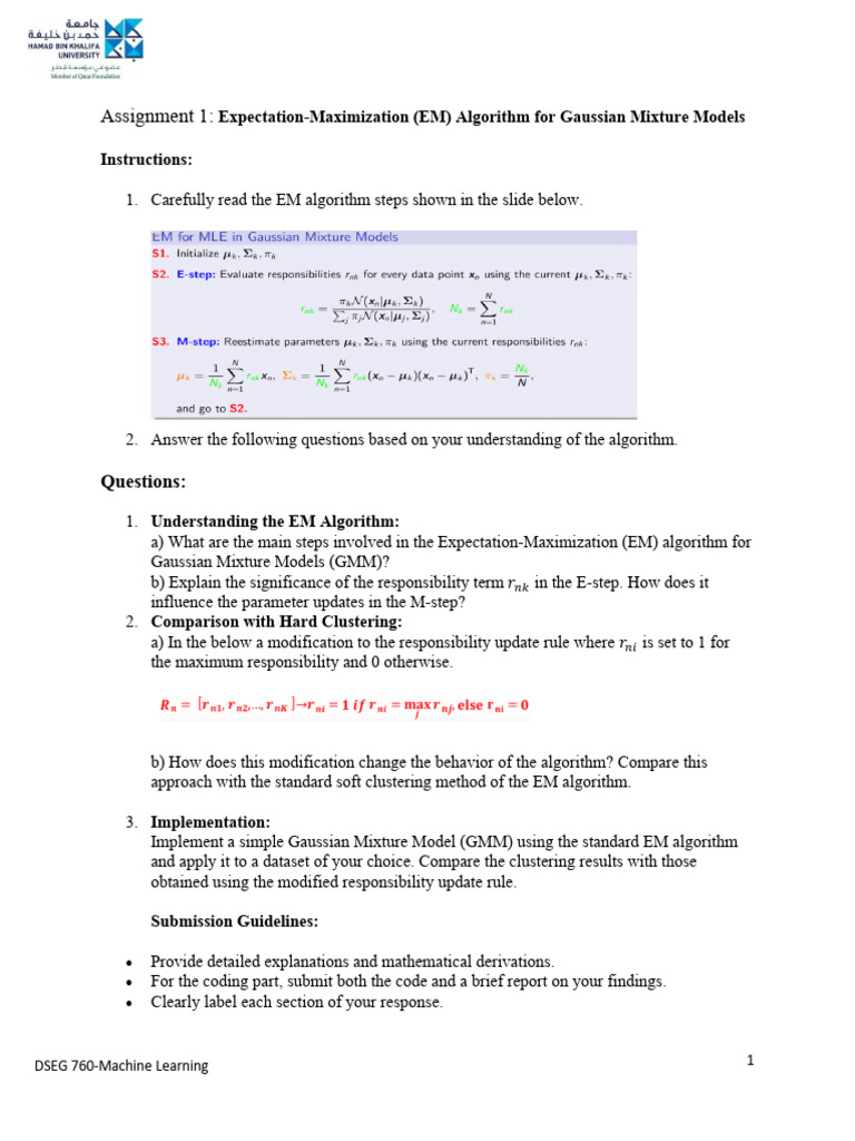 Assignment1 Theory-1 | PDF
