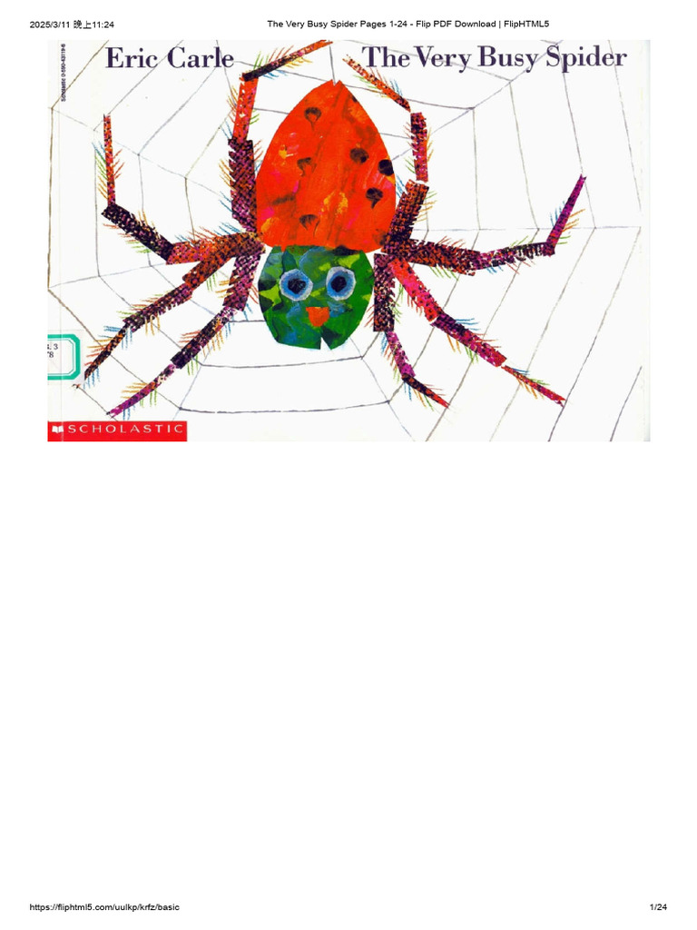 The Very Busy Spider | PDF